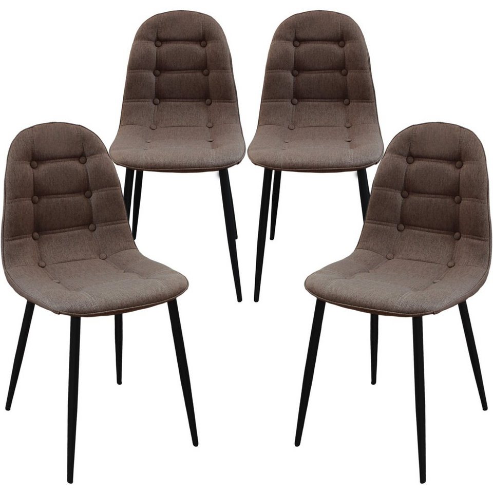 Trisens Polsterstuhl Medea 2er Set 4er Set 2 St Essstuhl Mit